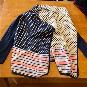 THML | Sweaters | Thml Patterned Navy Cardigan | Poshmark